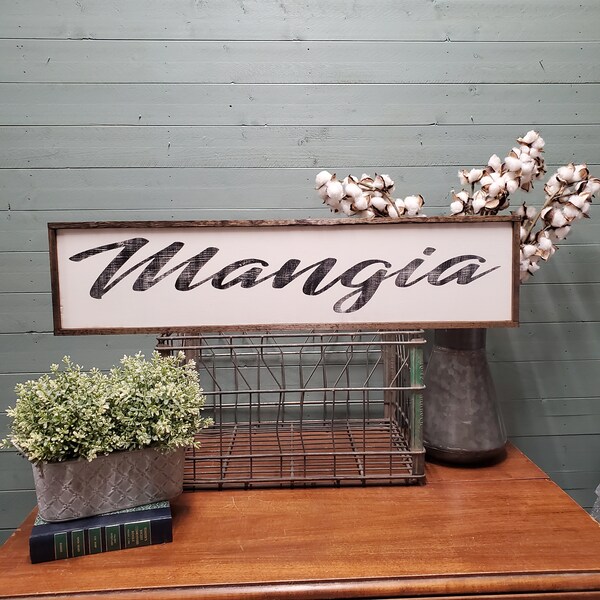 Italian Wood Sign - Etsy