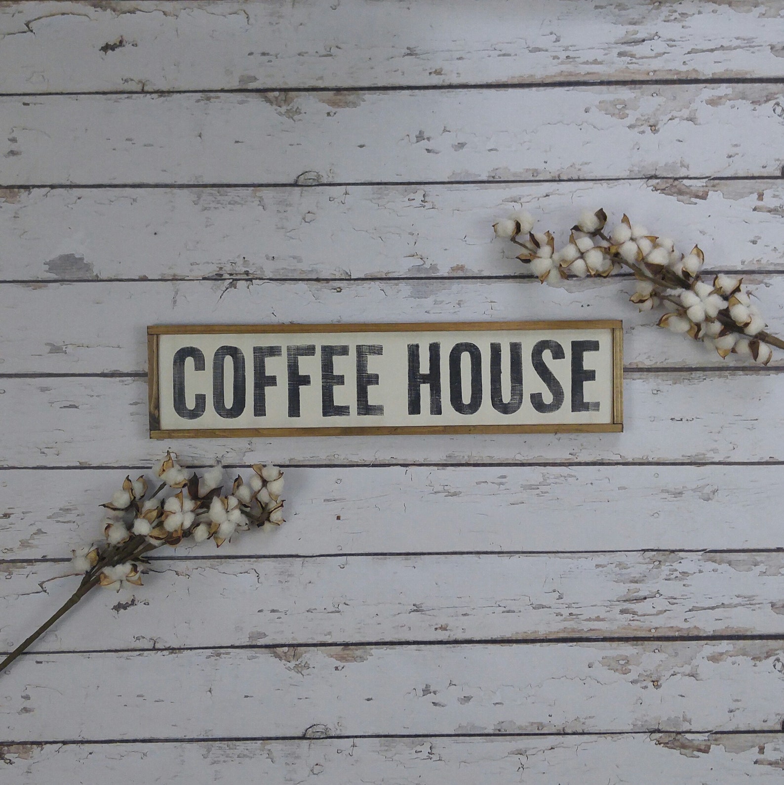 Coffee House Sign Coffee Sign Rustic Coffee Sign Farmhouse | Etsy