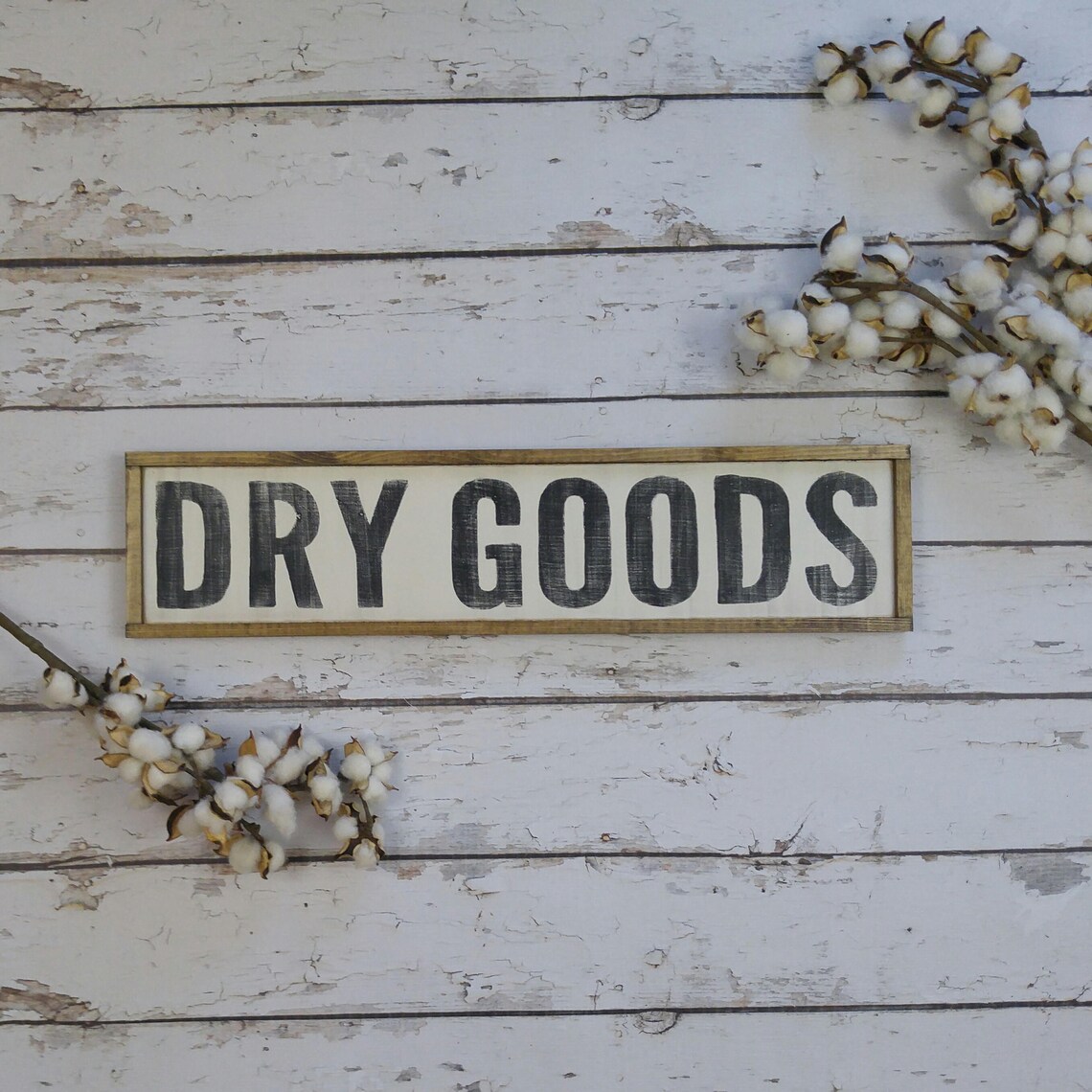 Dry Goods Sign Farmhouse Style Farmhouse Decor Kitchen | Etsy