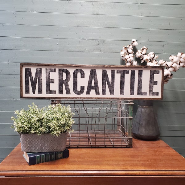 Mercantile Sign - Etsy