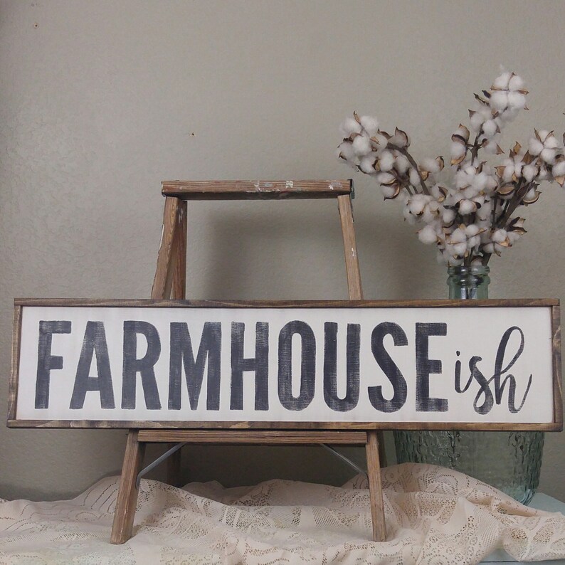 Farmhouseish Sign Farmhouse Style Decor - Etsy Australia