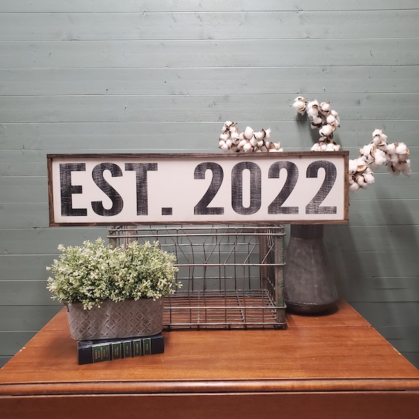 Est. Sign - Etsy