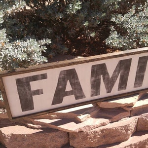 Family Sign, Wood Family Sign, Farmhouse Decor, Farmhouse Signs, Wooden ...