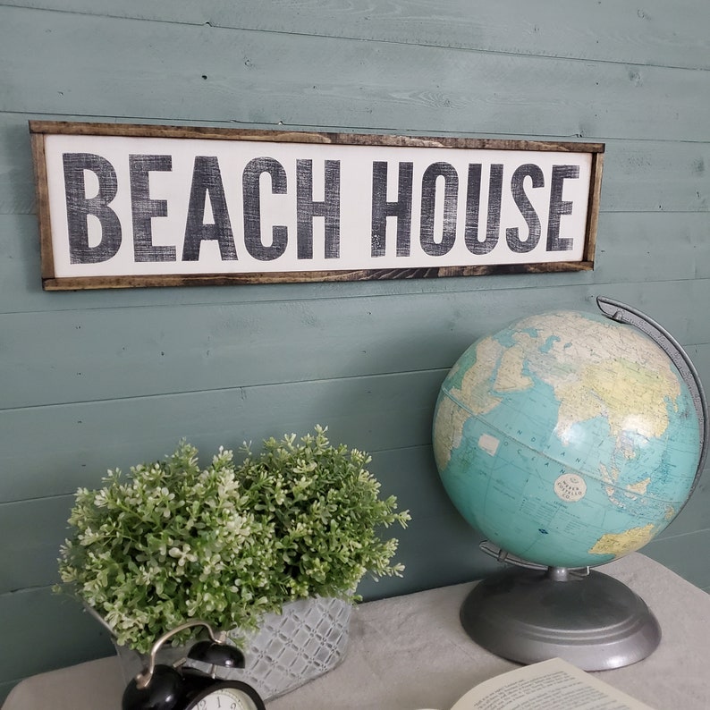 Beach House Sign Beach House Decor Coastal Decor Coastal | Etsy