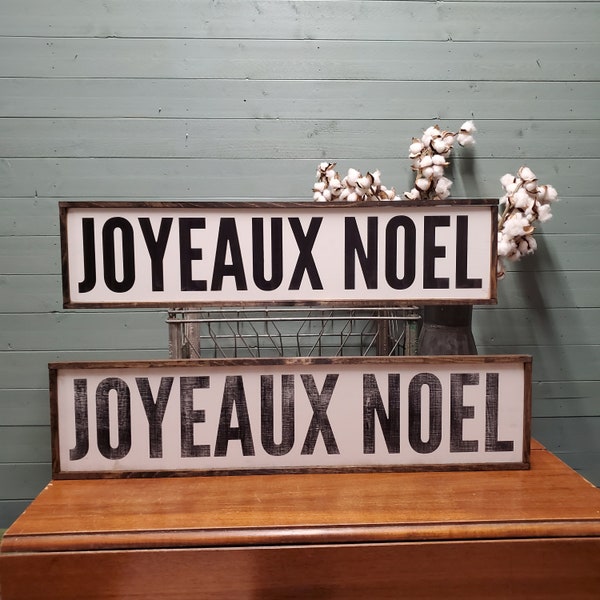 Joyeux Noel Sign - Etsy