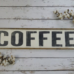 Coffee Sign Coffee Signs for Kitchen Rustic Coffee Sign - Etsy