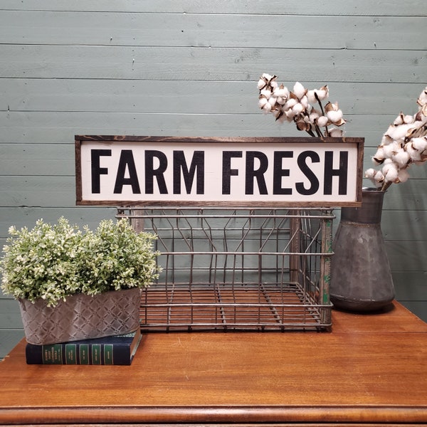 Farm Fresh Sign - Etsy