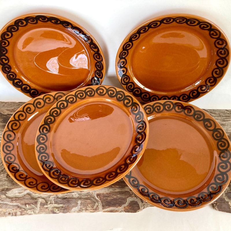 Ceramic Vintage Fondue Set - Etsy