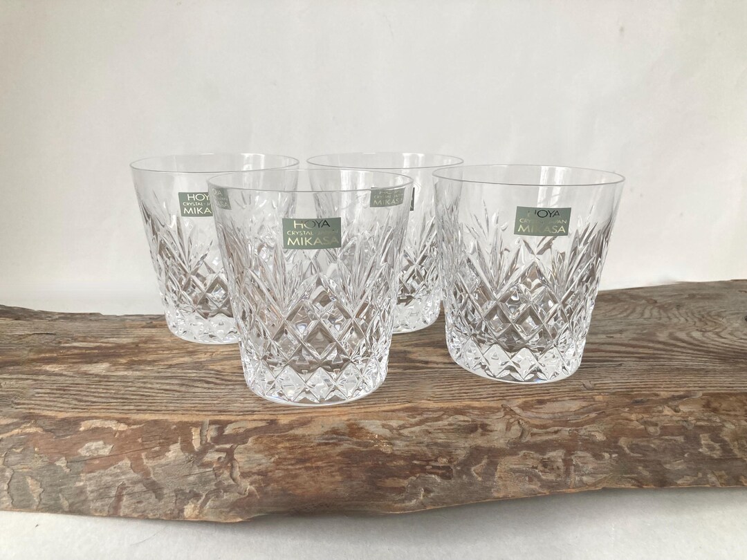 Vintage Mikasa Hoya Old Fashioned Rocks Drinking Glasses Set of 4 - Etsy