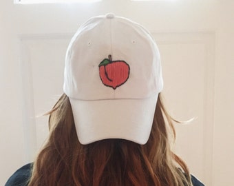 Custom Floral Embroidered Baseball Cap - Etsy