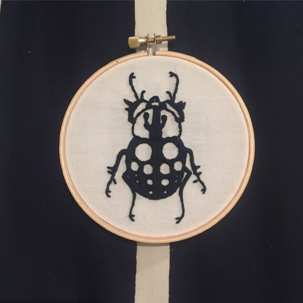 Beetle Embroidery - Etsy