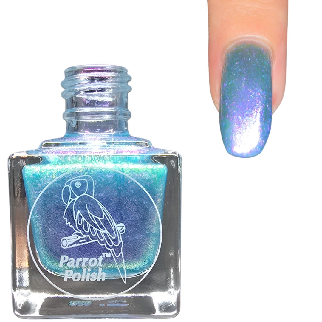 Parrot Polish Luna Multichrome Baby Mermaid Nail Lacquer - Pink/purple ...