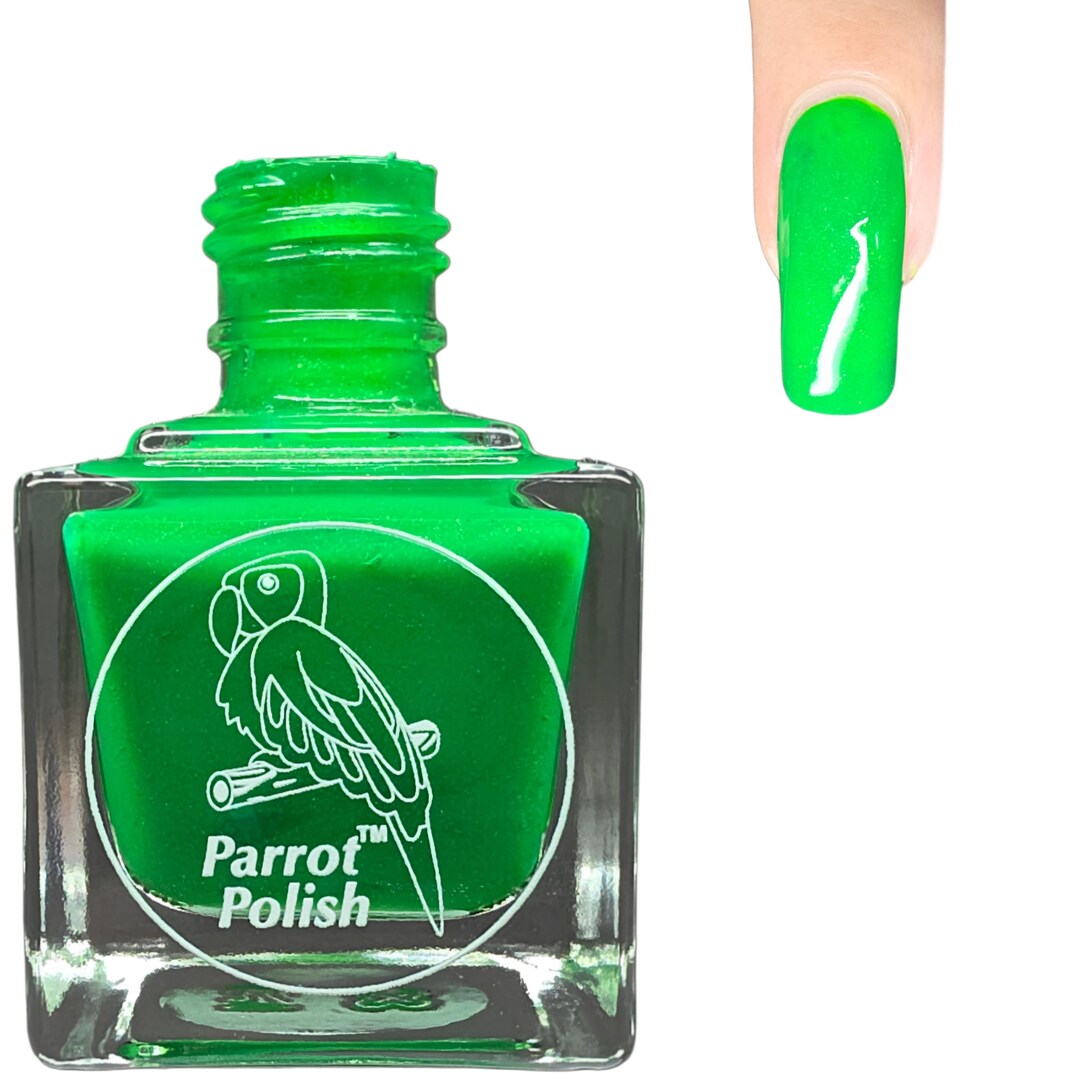 Parrot Polish Mahi Mahi Neon Nail Lacquer- Green | Indie Nail Polish ...