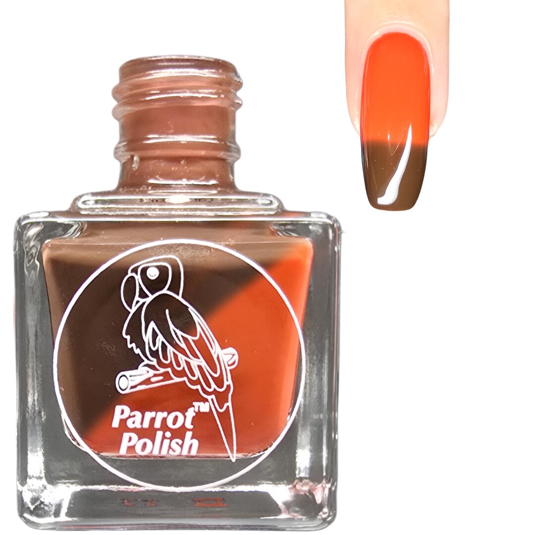 Parrot Polish Chocolate Cosmos Color Changing Thermal Nail Lacquer ...