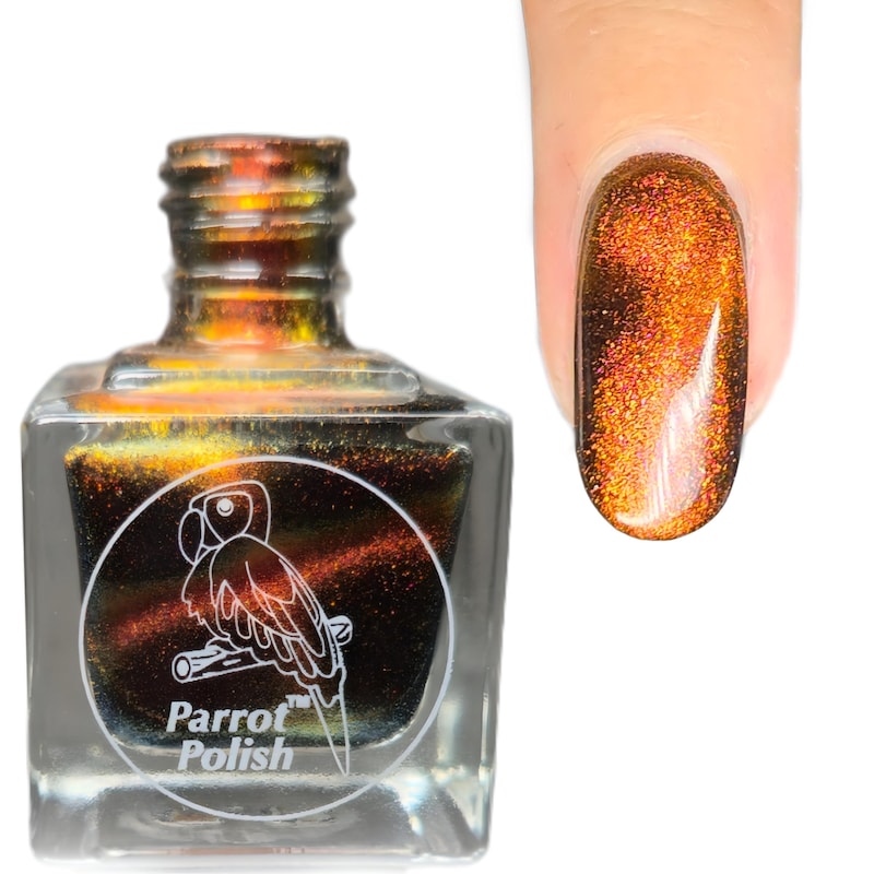 Brown Cat Eye Nail Polish - Etsy