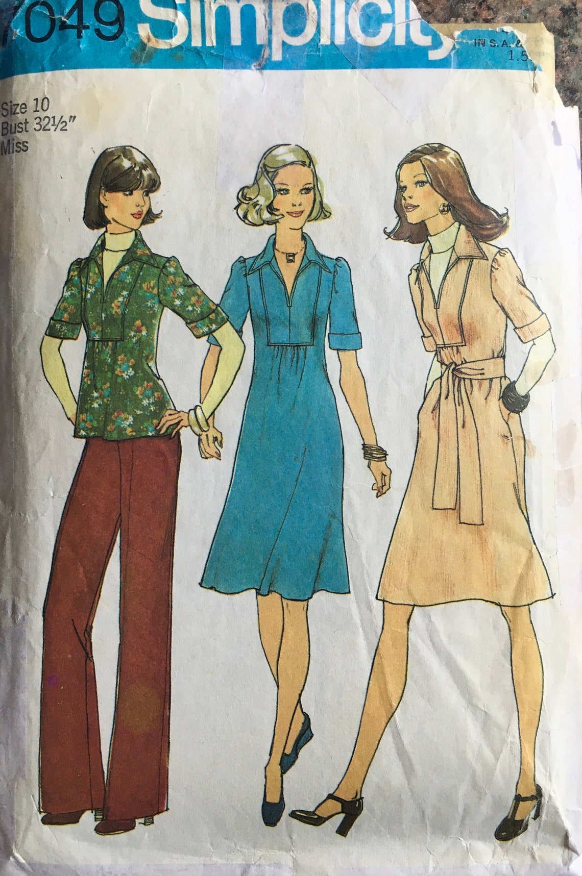 Simplicity 7049 Sewing Pattern vintage CUT - Etsy
