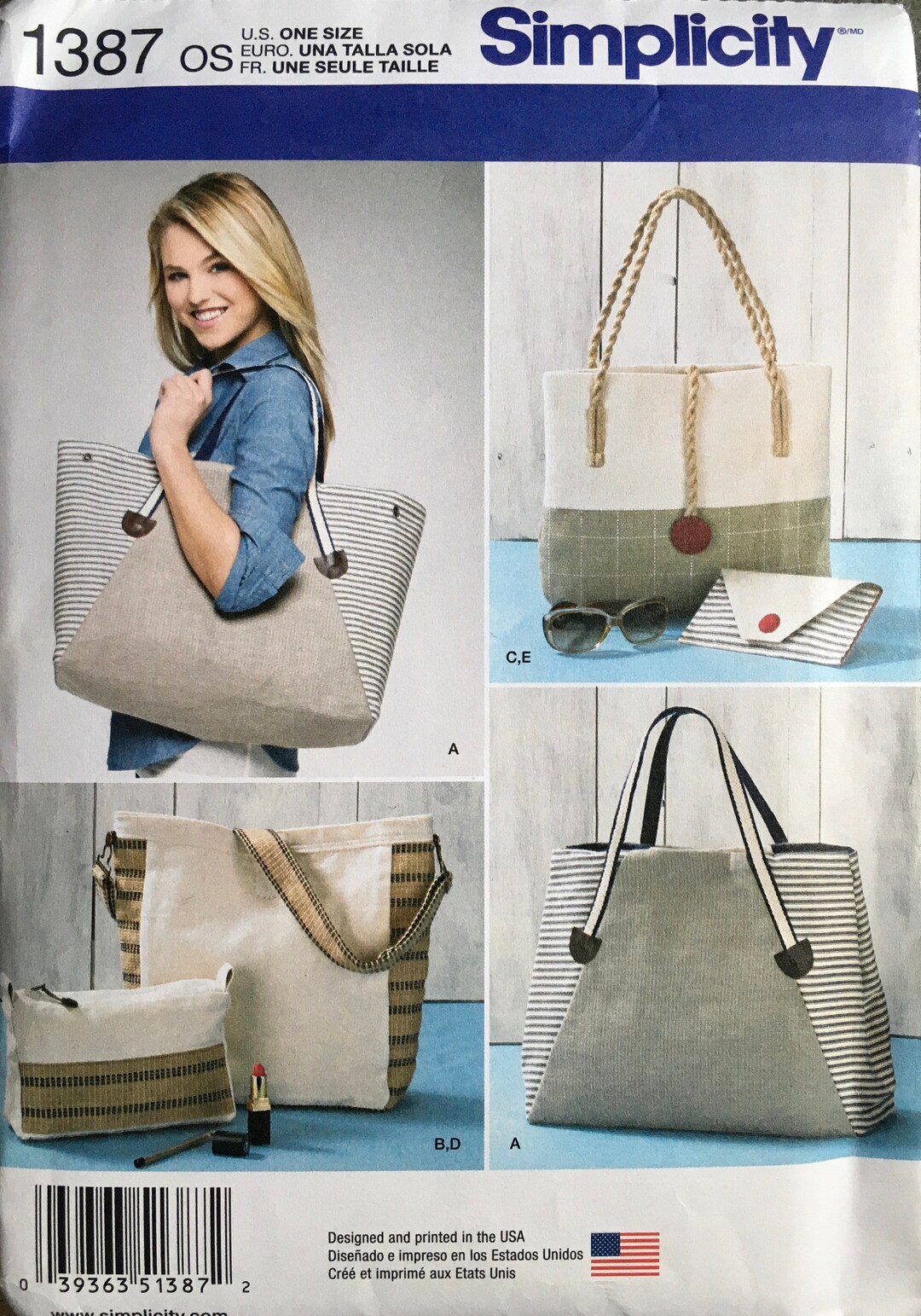 Simplicity 1387 Sewing Pattern UNCUT - Etsy