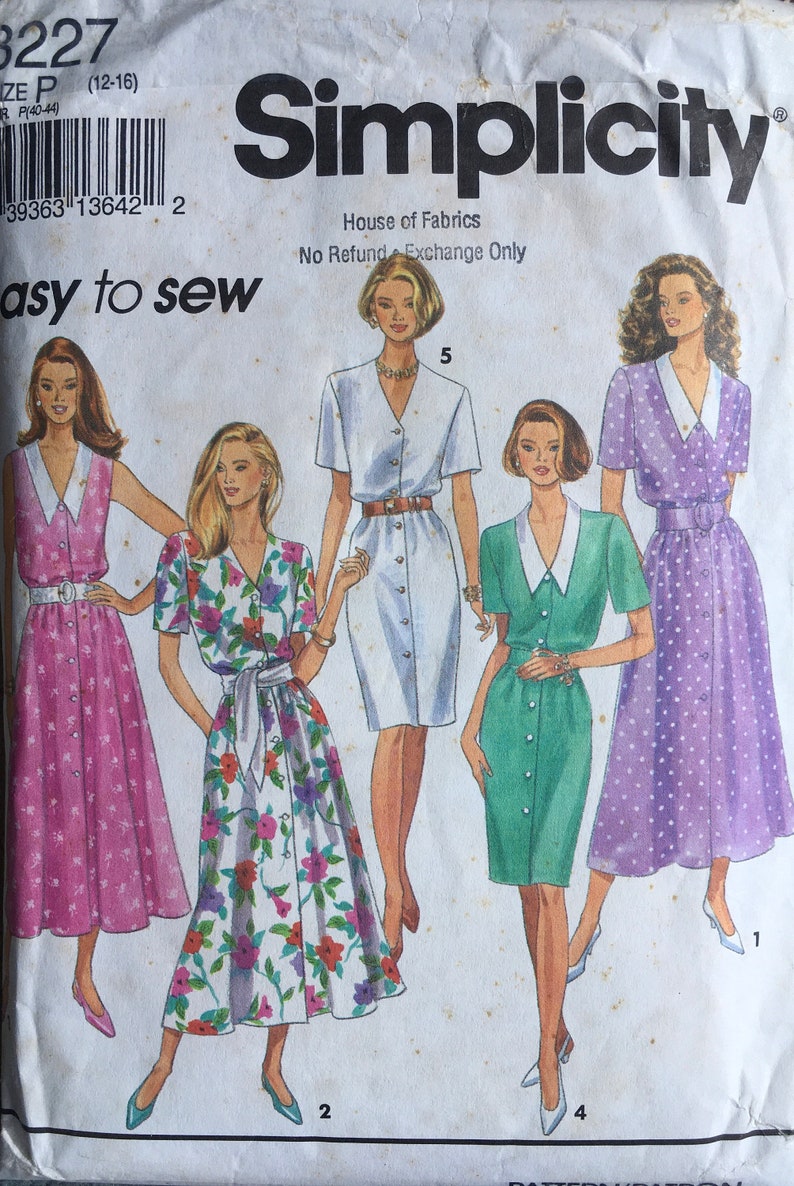Simplicity 8227 Sewing Pattern vintage CUT - Etsy