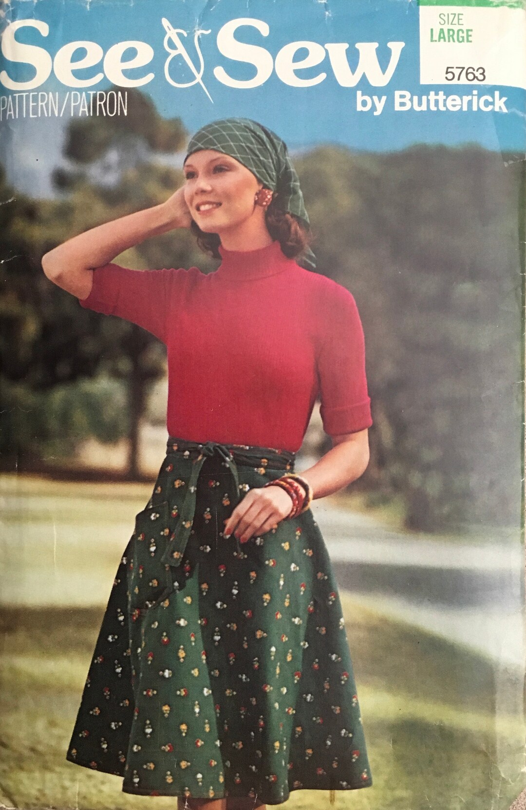 See & Sew 5763 Sewing Pattern vintage CUT - Etsy