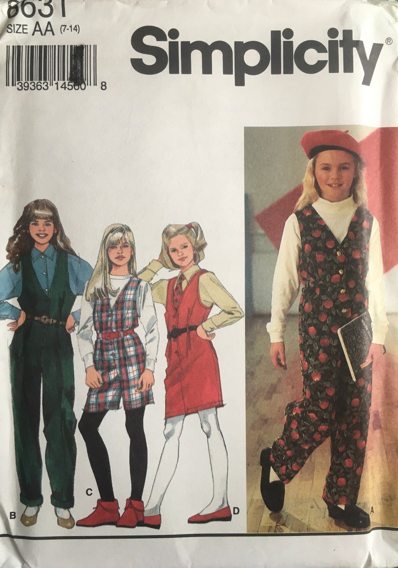 Simplicity 8631 Sewing Pattern vintage UNCUT - Etsy