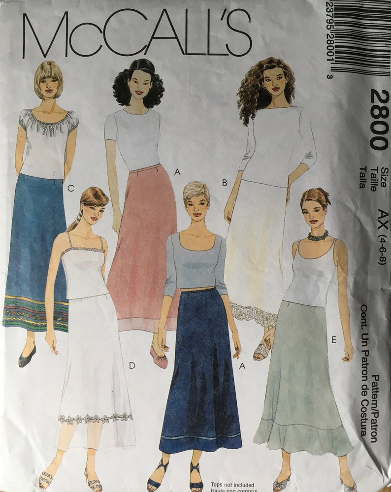Mccall's 2800 Sewing Pattern vintage CUT - Etsy