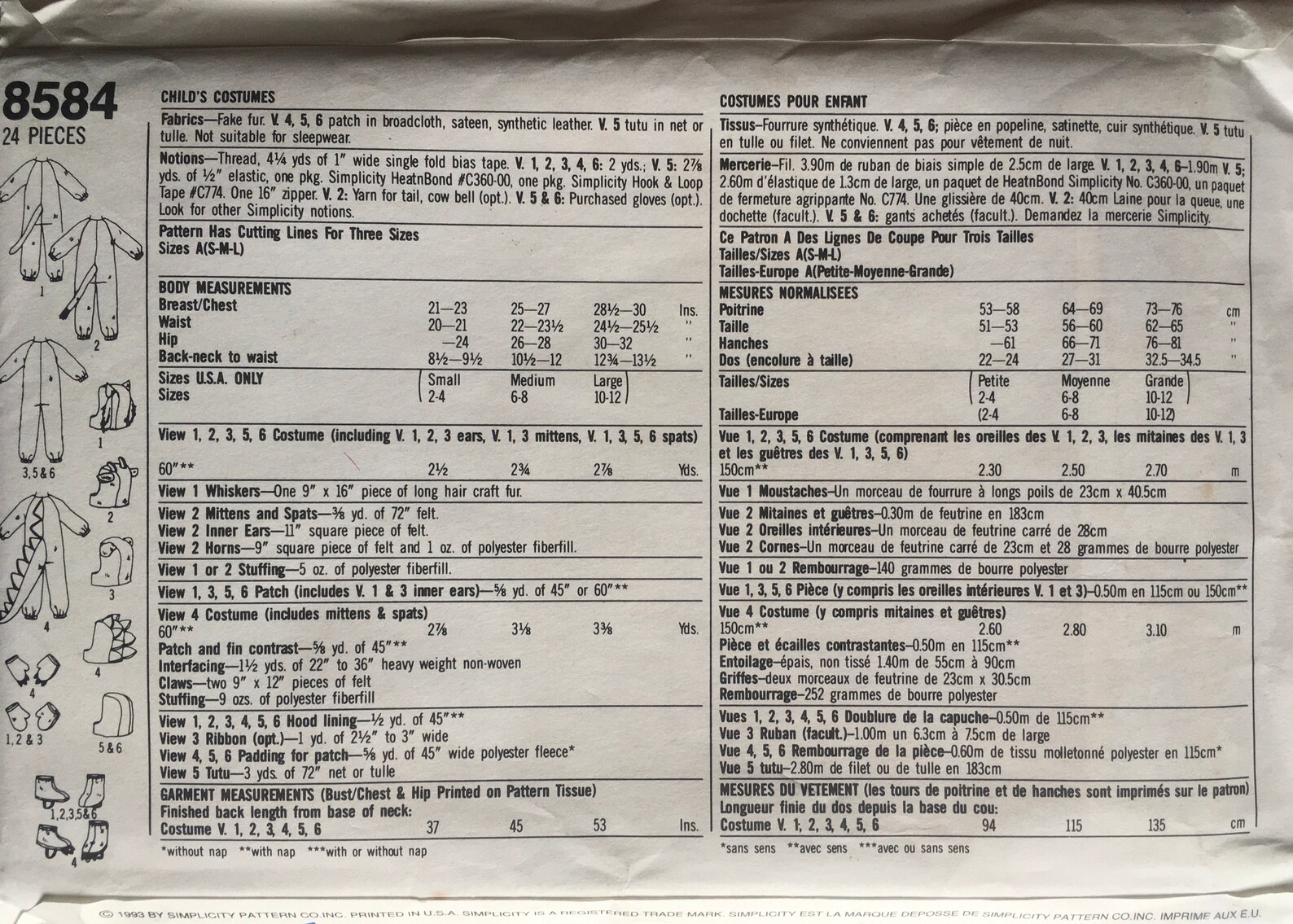 Simplicity 8584 Sewing Pattern vintage UNCUT - Etsy