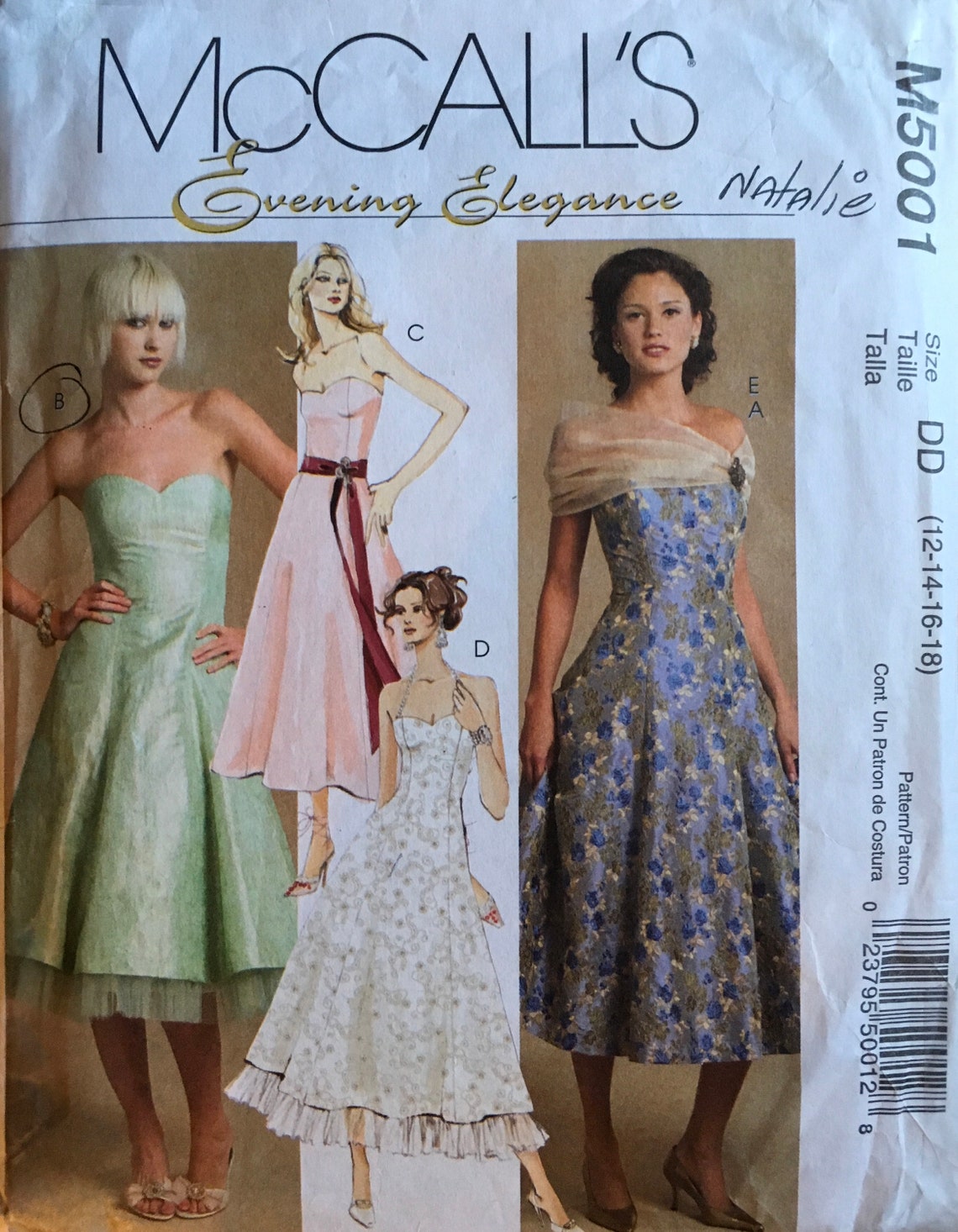 Mccall's 5001 Sewing Pattern CUT - Etsy