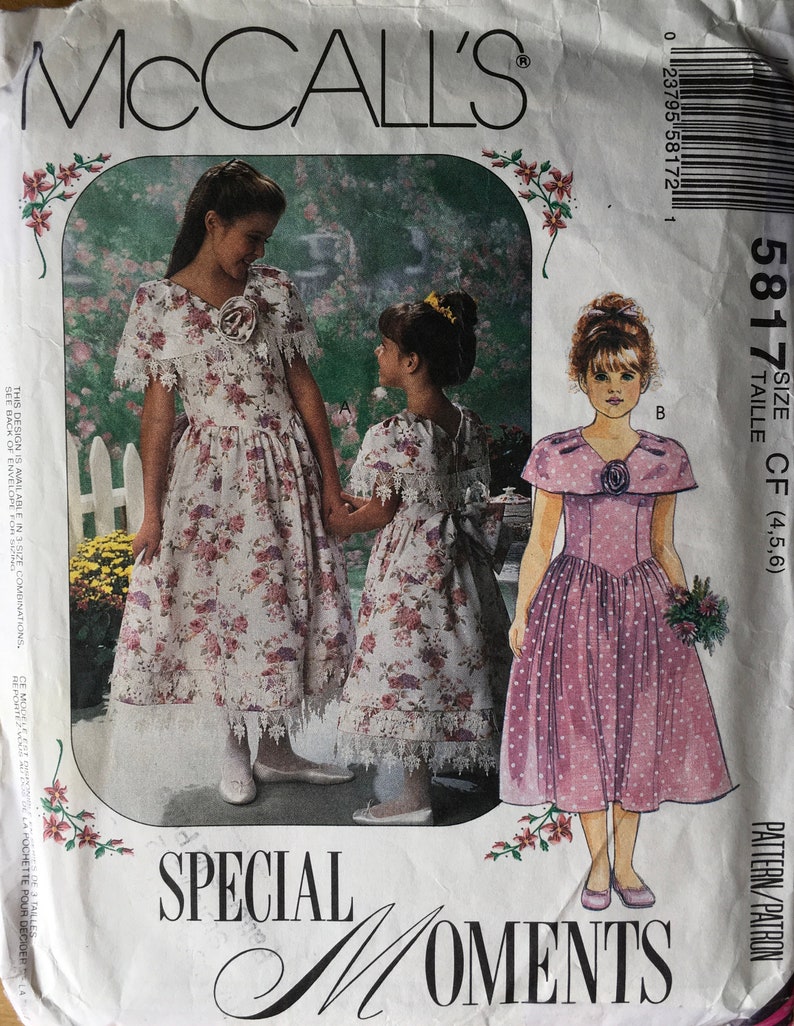 Mccall's 5817 Sewing Pattern vintage UNCUT/CUT - Etsy