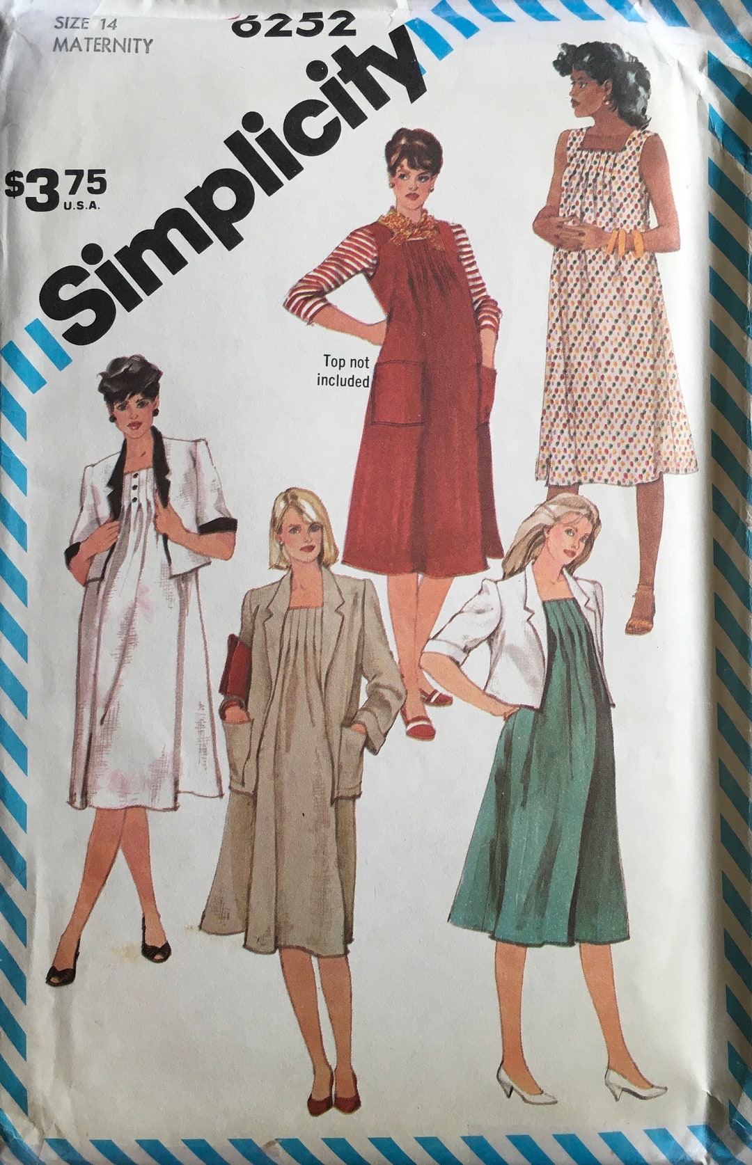 Simplicity 6252 Sewing Pattern vintage UNCUT - Etsy