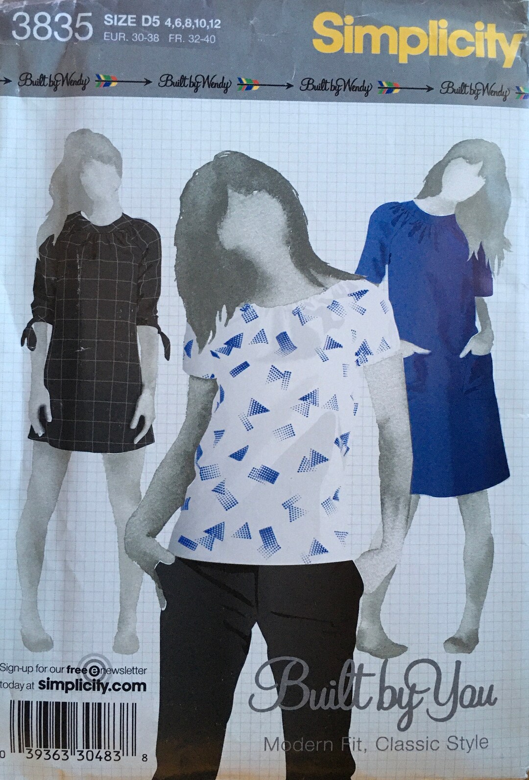 Simplicity 3835 Sewing Pattern CUT - Etsy