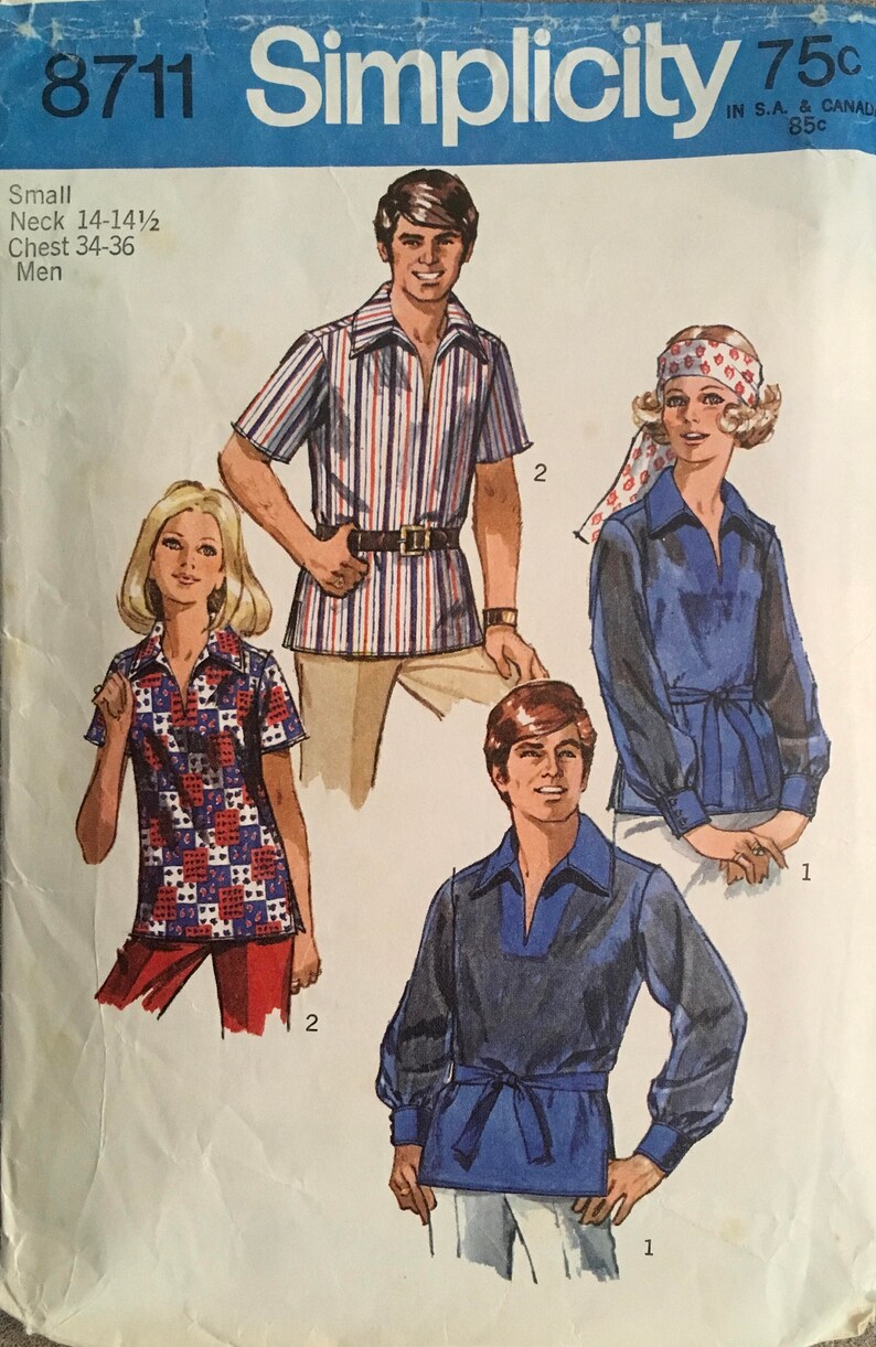 Simplicity 8711 Sewing Pattern vintage CUT - Etsy