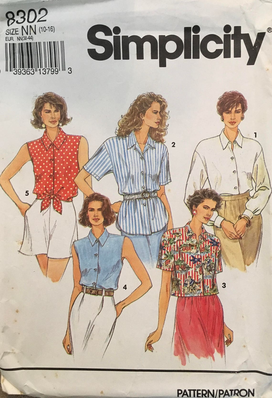 Simplicity 8302 Sewing Pattern vintage CUT - Etsy