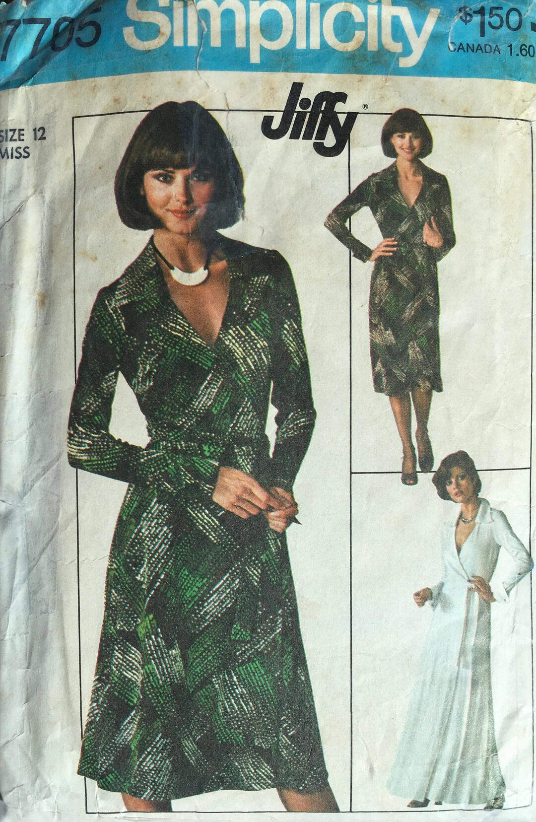 Simplicity 7705 Sewing Pattern vintage CUT - Etsy