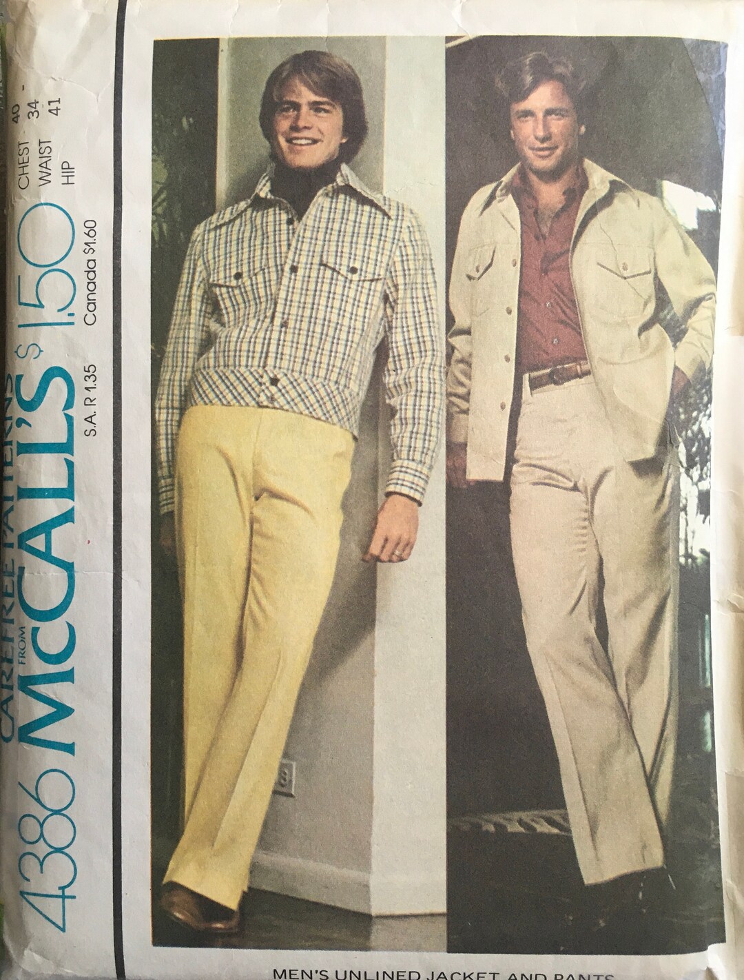 Mccall's 4386 Sewing Pattern vintage CUT - Etsy