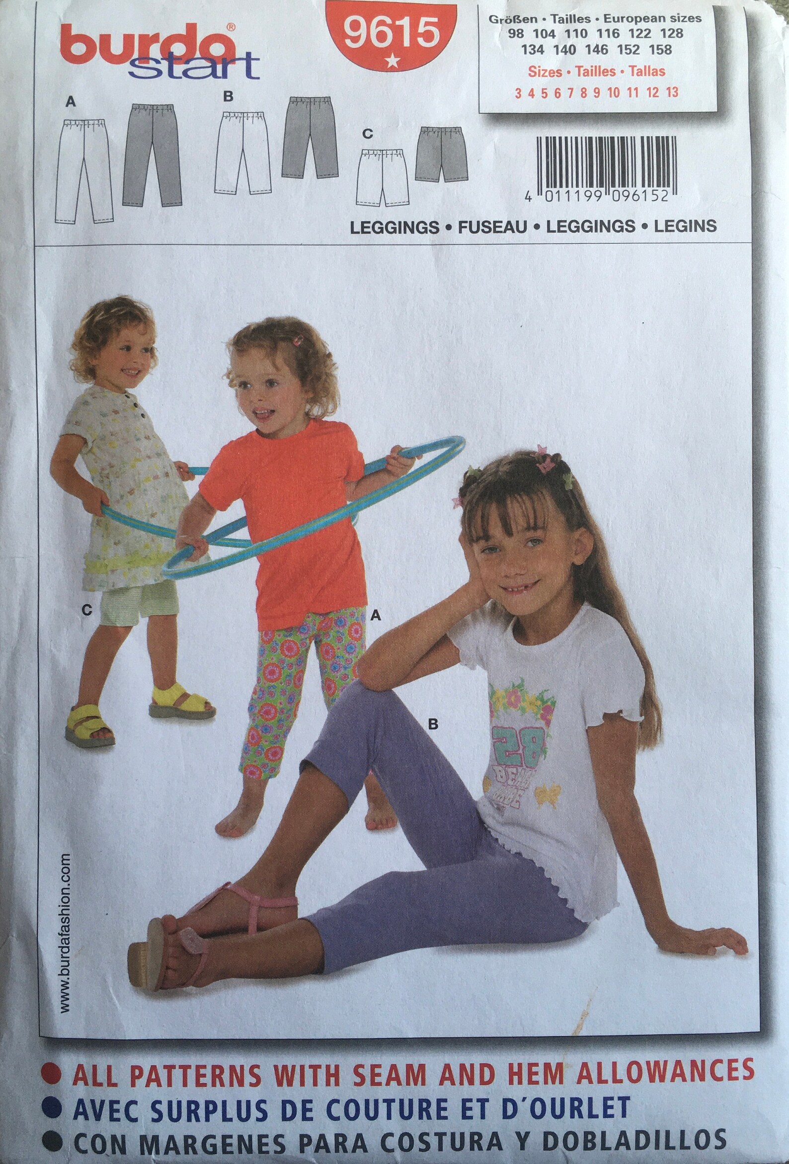 Burda 9615 Sewing Pattern vintage UNCUT - Etsy