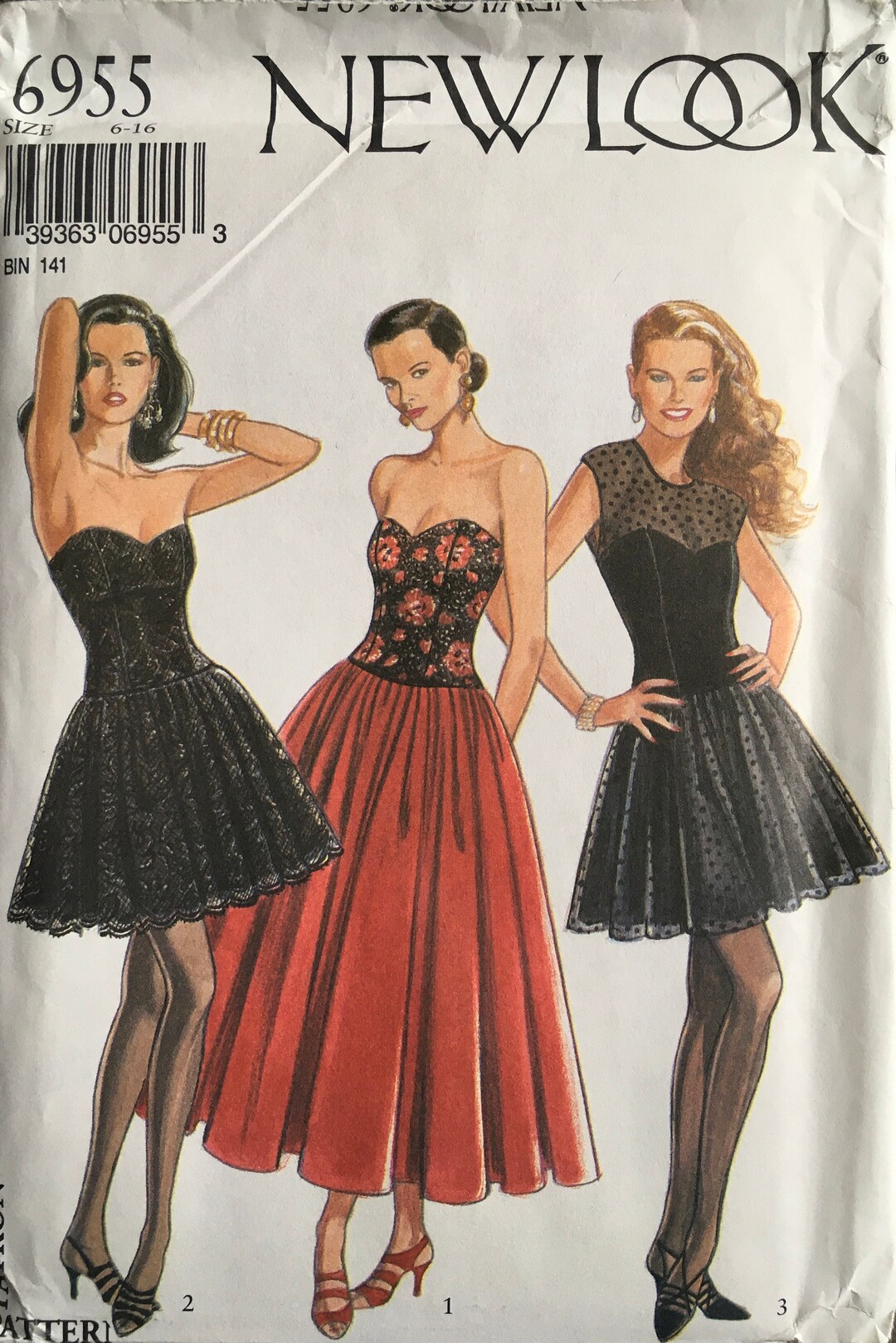 New Look 6955 Sewing Pattern vintage UNCUT - Etsy
