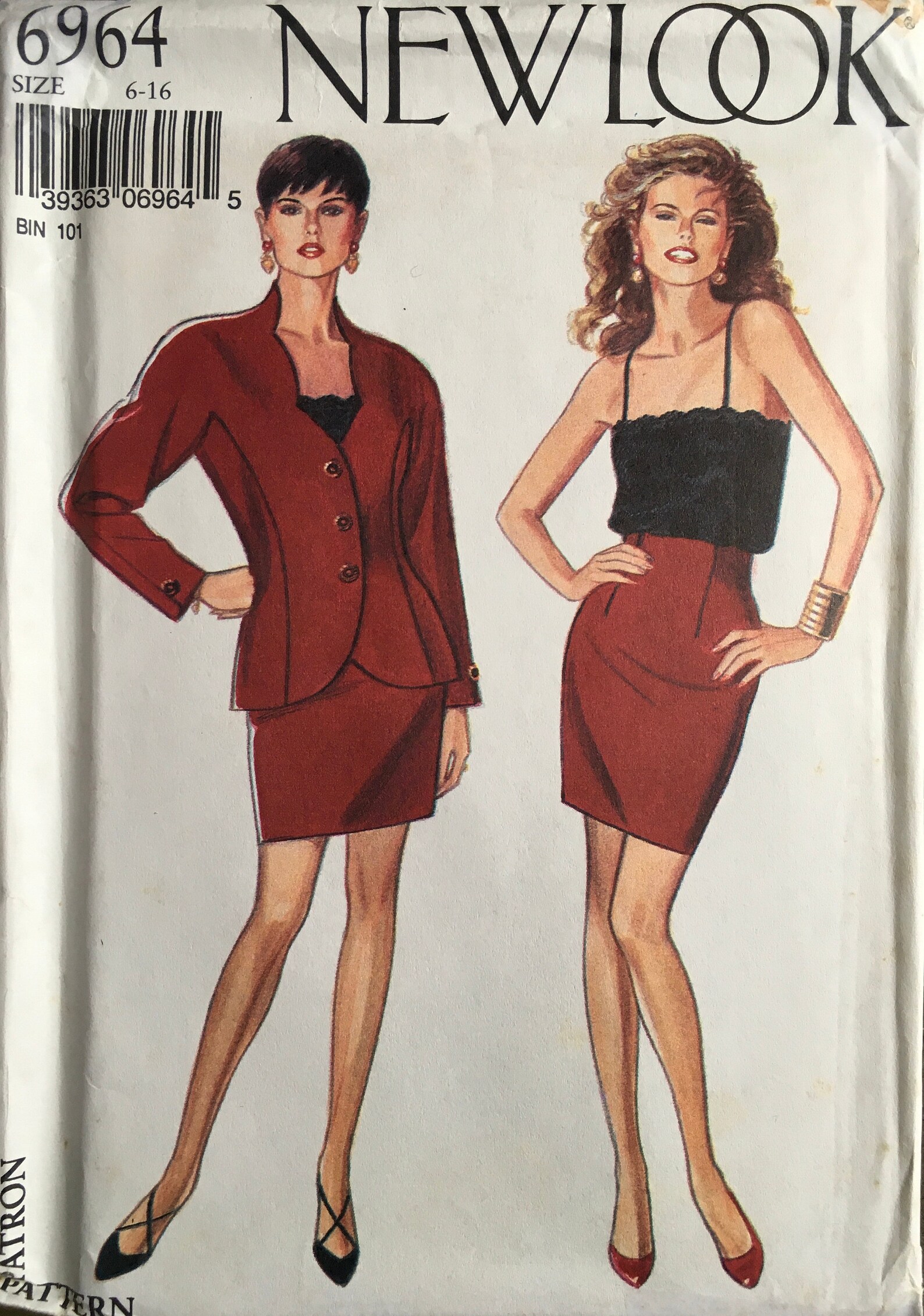 New Look 6964 Sewing Pattern vintage UNCUT - Etsy