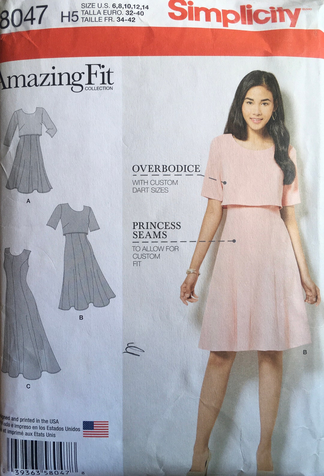 Simplicity 8047 Sewing Pattern vintage CUT - Etsy