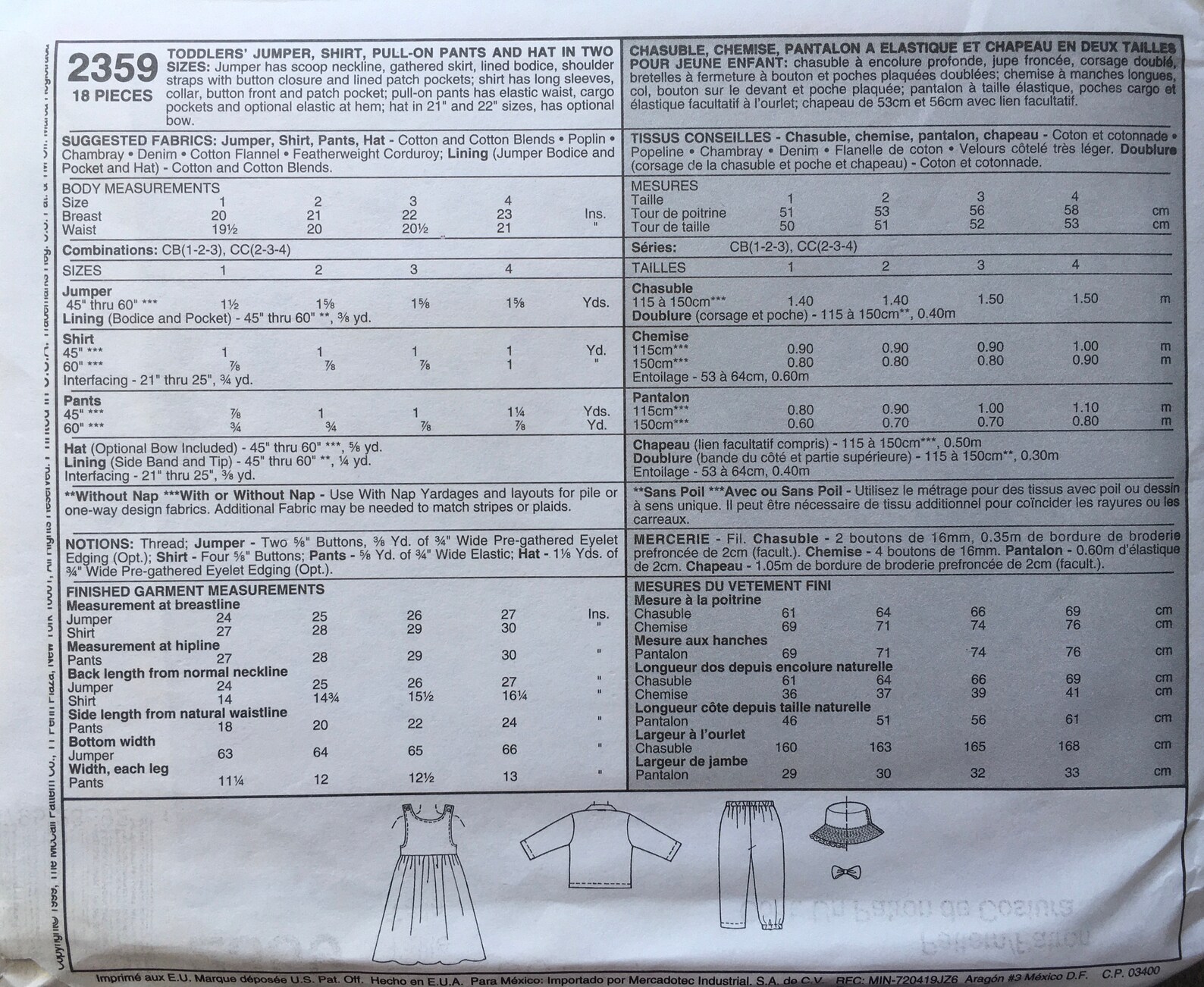 Mccall's 2359 Sewing Pattern vintage UNCUT - Etsy