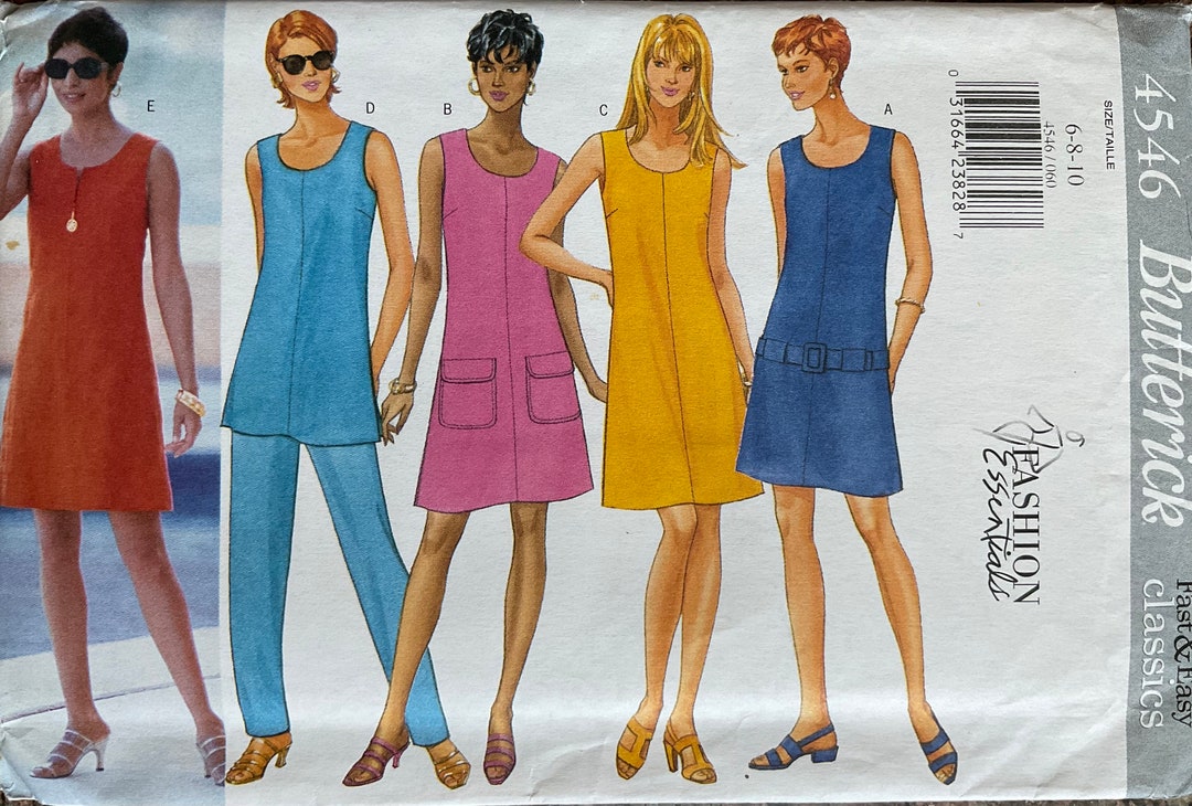 Butterick 4546 Sewing Pattern vintage UNCUT - Etsy