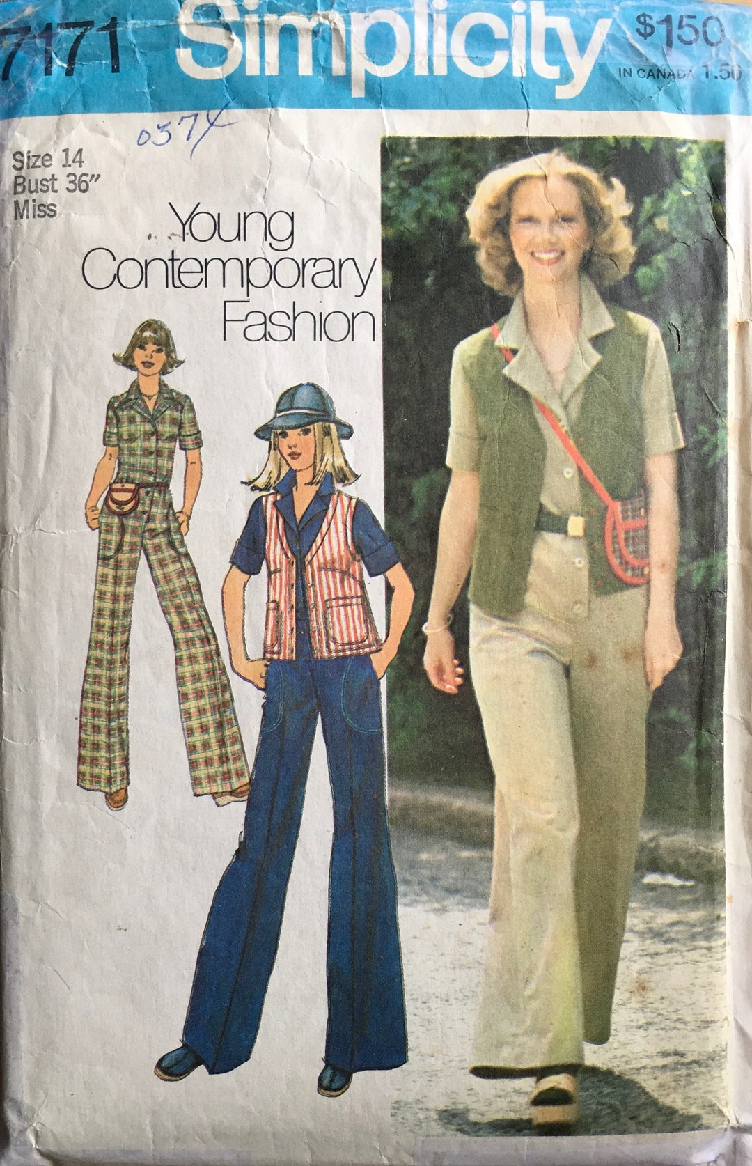 Simplicity 7171 Sewing Pattern vintage CUT - Etsy