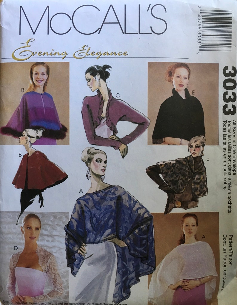Mccall's 3033 Sewing Pattern vintage UNCUT - Etsy