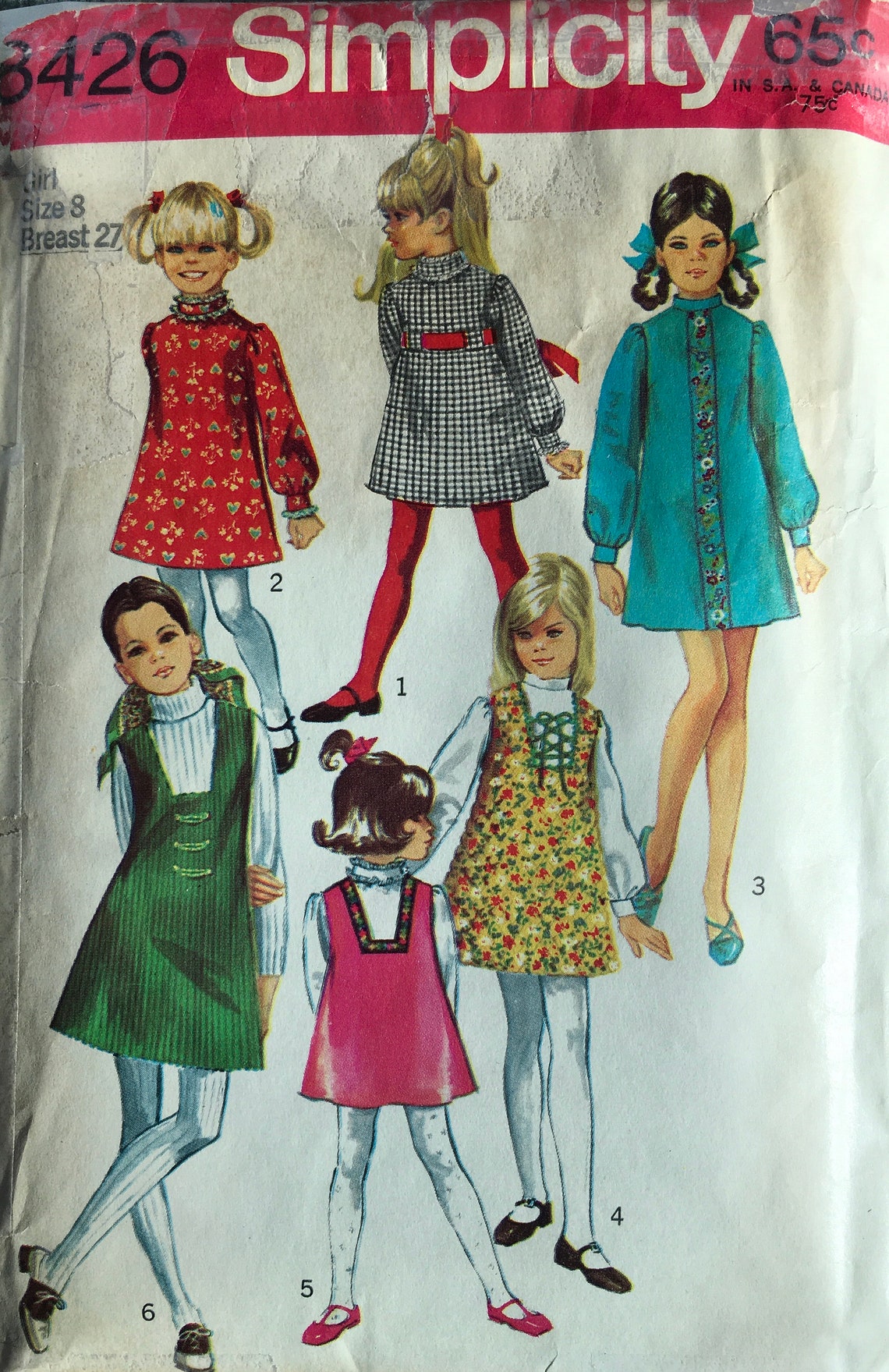 Simplicity 8426 Sewing Pattern vintage UNCUT - Etsy