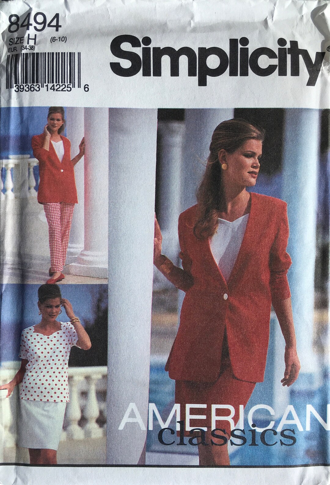 Simplicity 8494 Sewing Pattern vintage UNCUT - Etsy