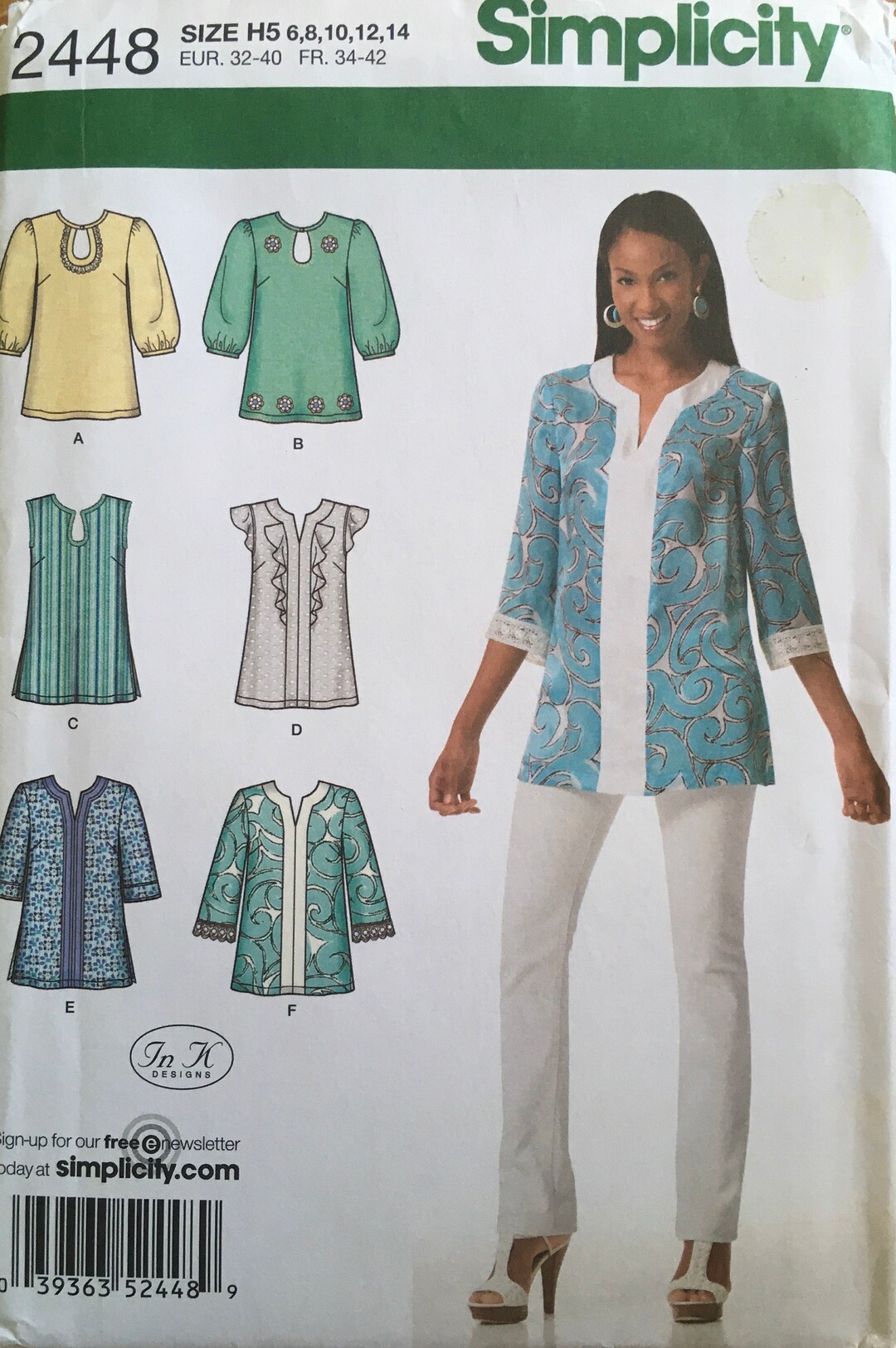 Simplicity 2448 Sewing Pattern UNCUT - Etsy