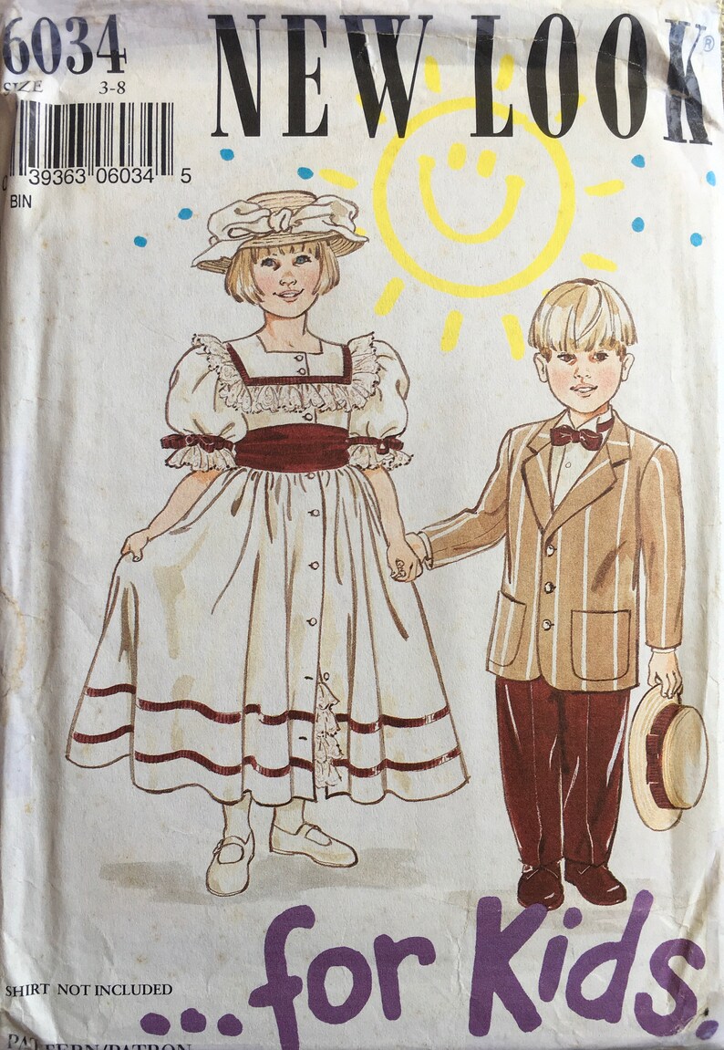 New Look 6034 Sewing Pattern vintage UNCUT - Etsy