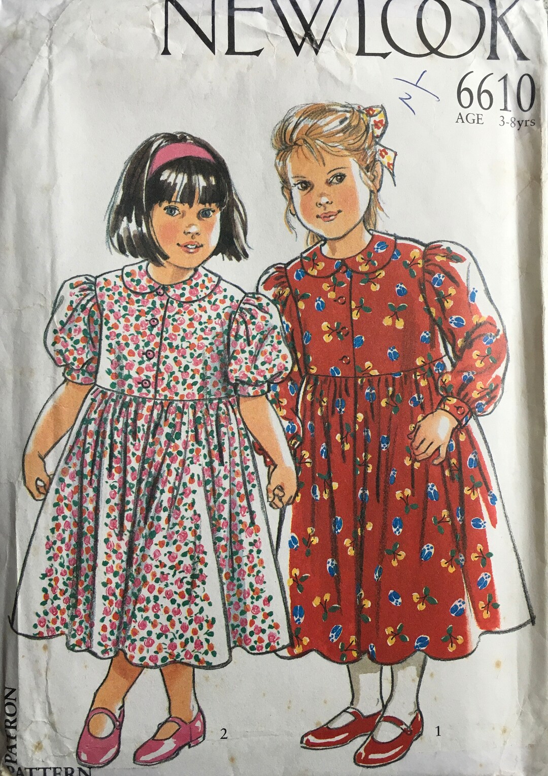 New Look 6610 Sewing Pattern vintage UNCUT - Etsy