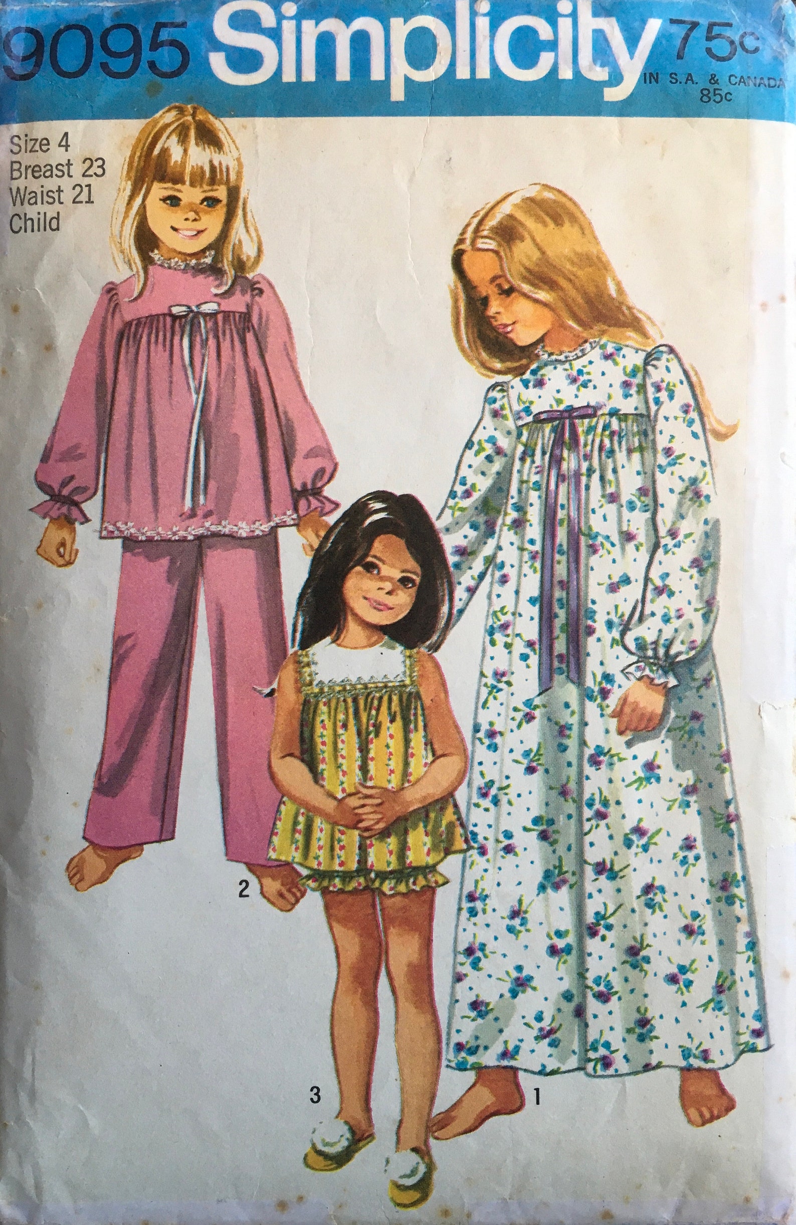 Simplicity 9095 Sewing Pattern vintage CUT - Etsy Canada
