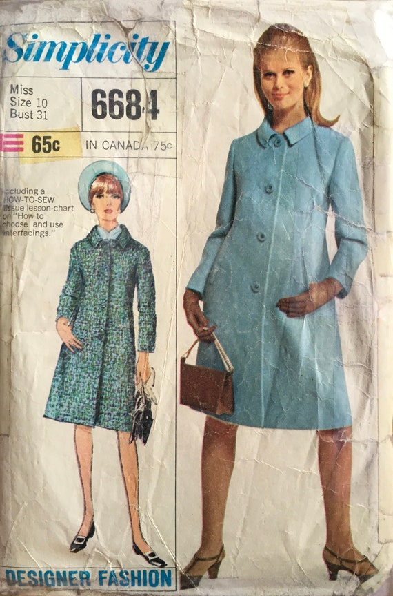 Simplicity 6684 Sewing Pattern vintage UNCUT | Etsy