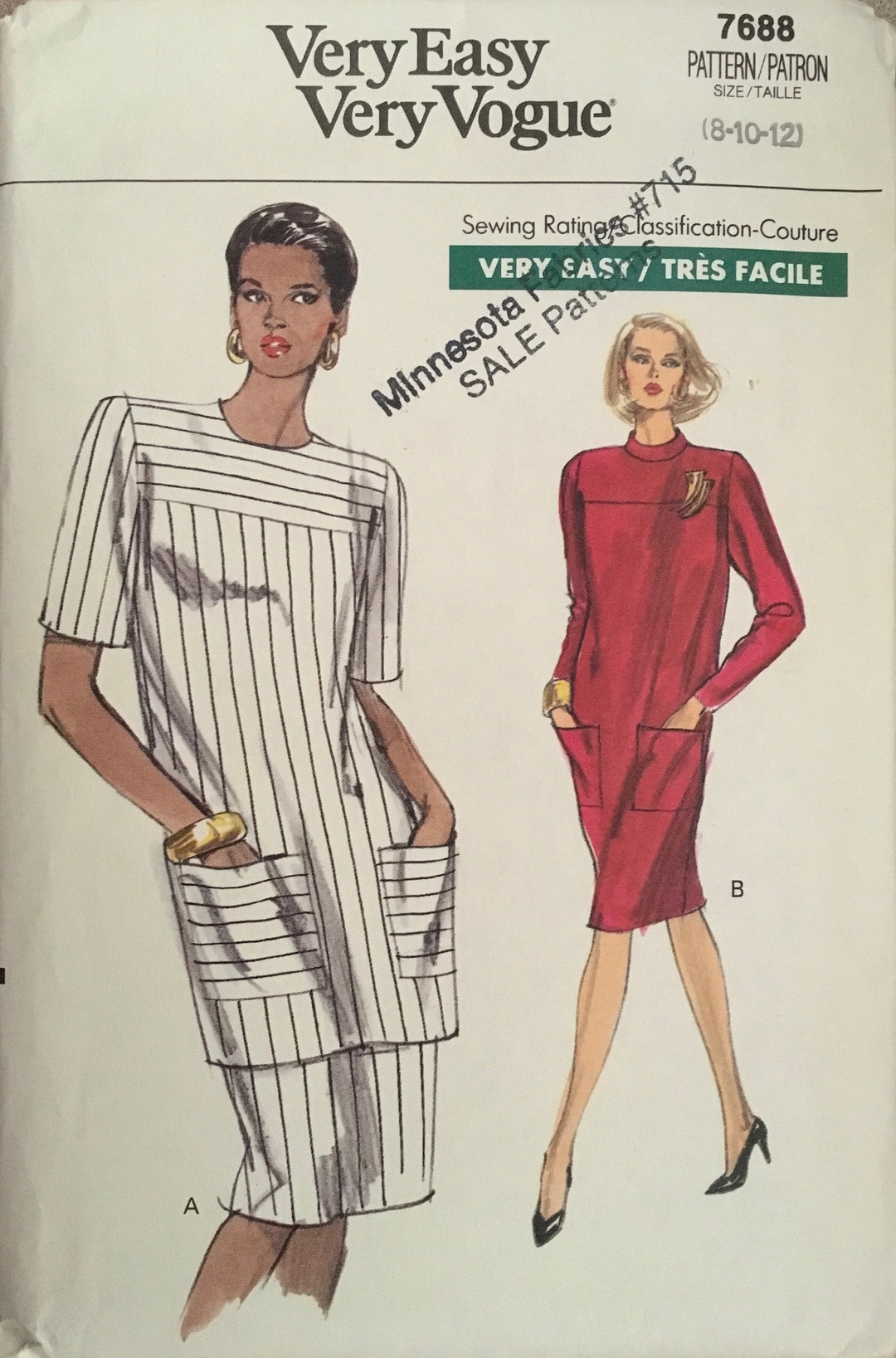Vogue 7688 Sewing Pattern vintage UNCUT - Etsy
